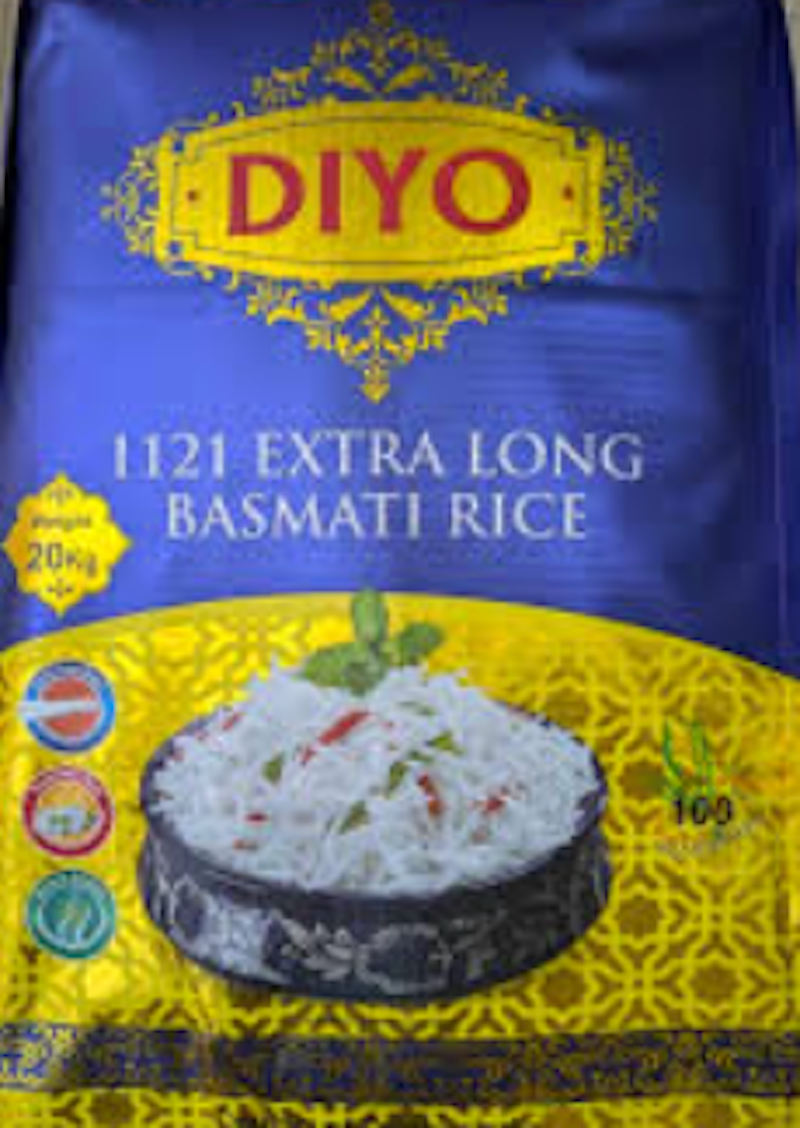 DIYO Extra Long Basmati Rice 20kg – IndianMarket