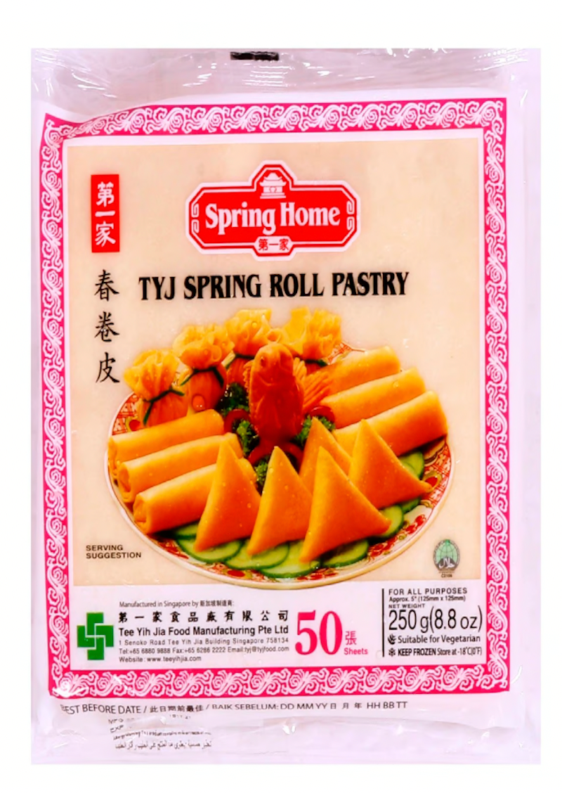 SPRING HOME Frozen Spring Roll Pastry 250g IndianMarket SPRING HOME Frozen Spring Roll Pastry 250g IndianMarket