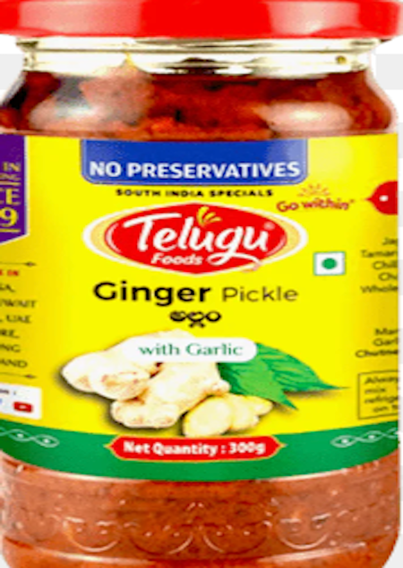 TELUGU Ginger & Garlic Pickle 300g – IndianMarket