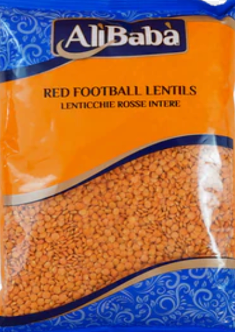 ALIBABA Red Lentils (Football) 1kg – IndianMarket