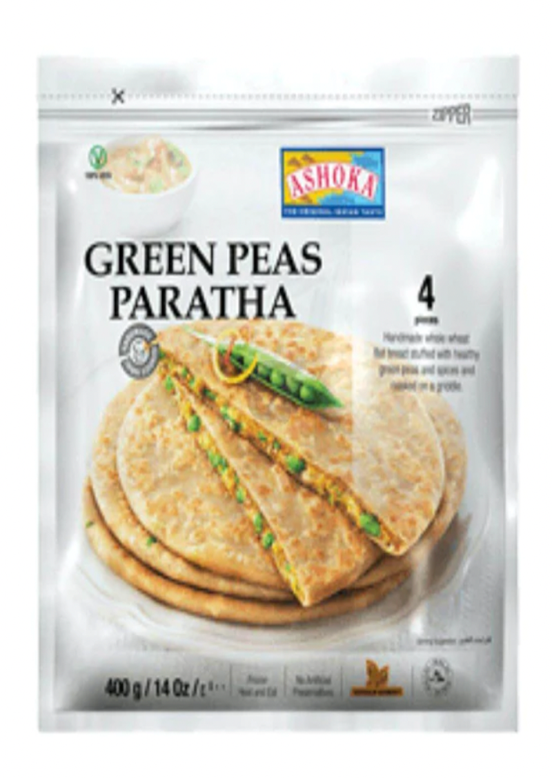 ASHOKA Frozen Greenpeas Paratha 4pcs – IndianMarket