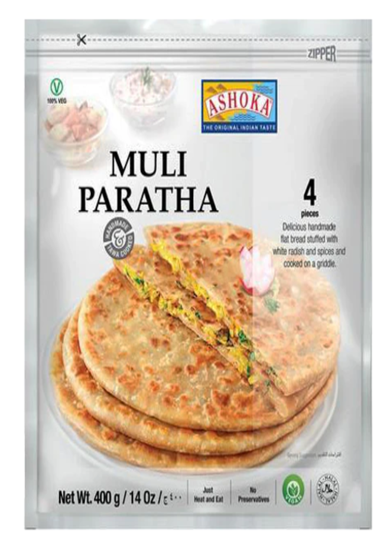 ASHOKA Frozen Muli Paratha 400g – IndianMarket