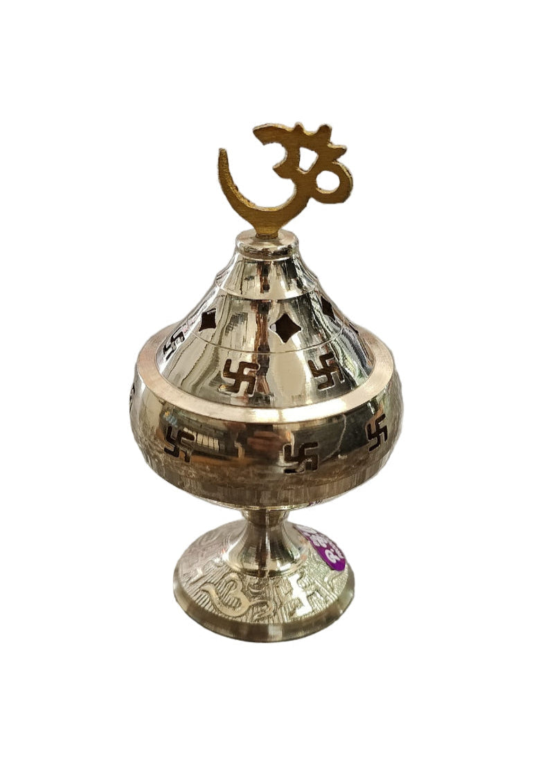 Brass Akhand DIya With Cover – IndianMarket