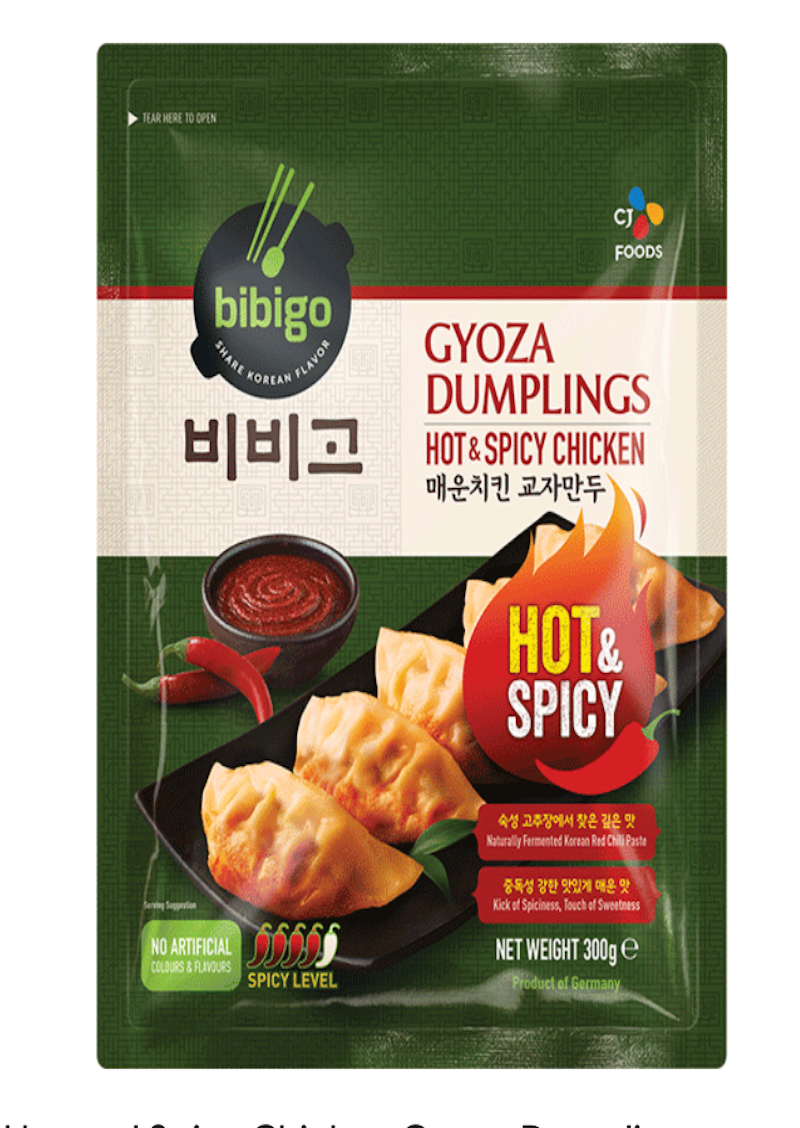 BIBIGO Gyoza Dumpling Hot & Spicy Chicken 300g – IndianMarket