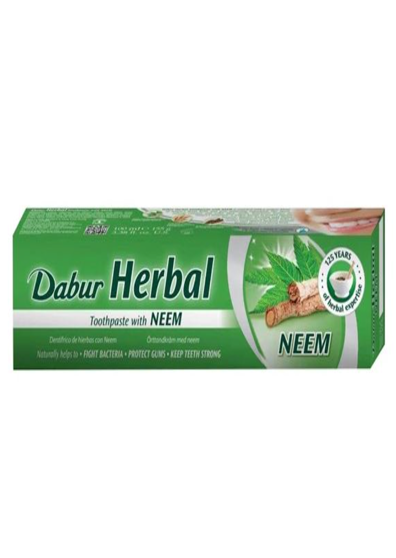 DABUR Herbal Neem Toothpaste 100ml (155g) – IndianMarket