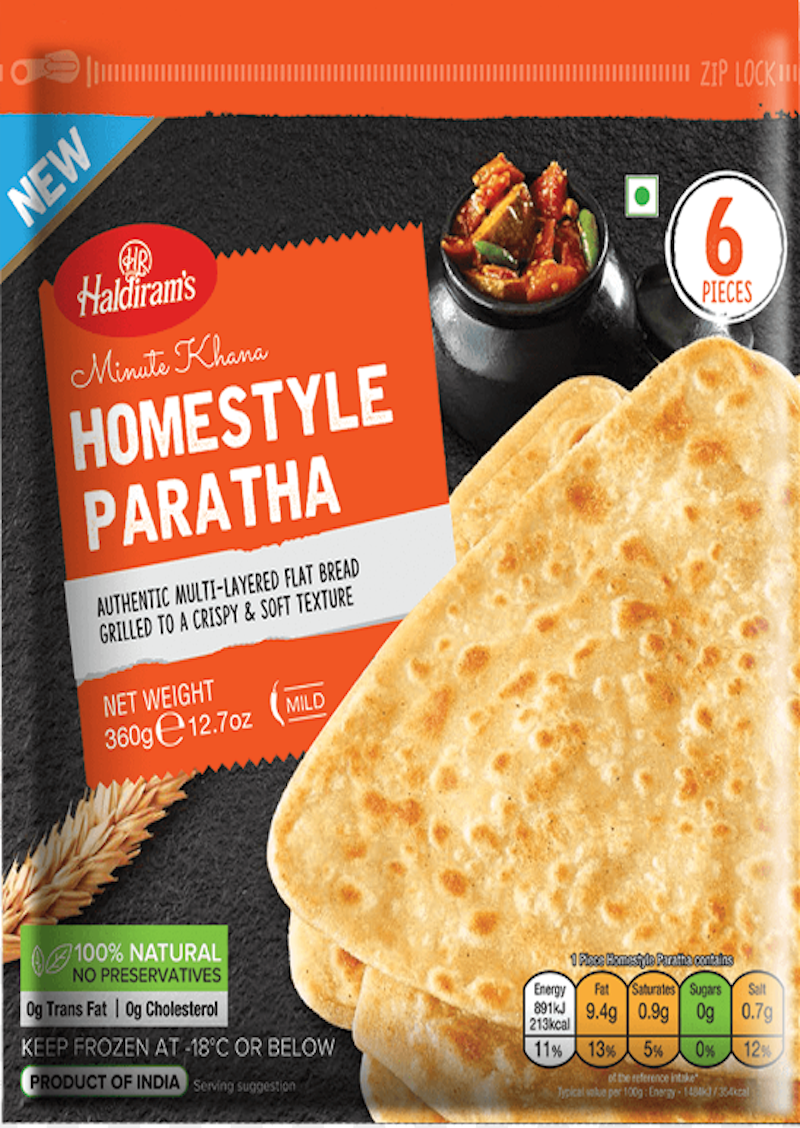 HALDIRAMS Frozen Homestyle Paratha 360g – IndianMarket