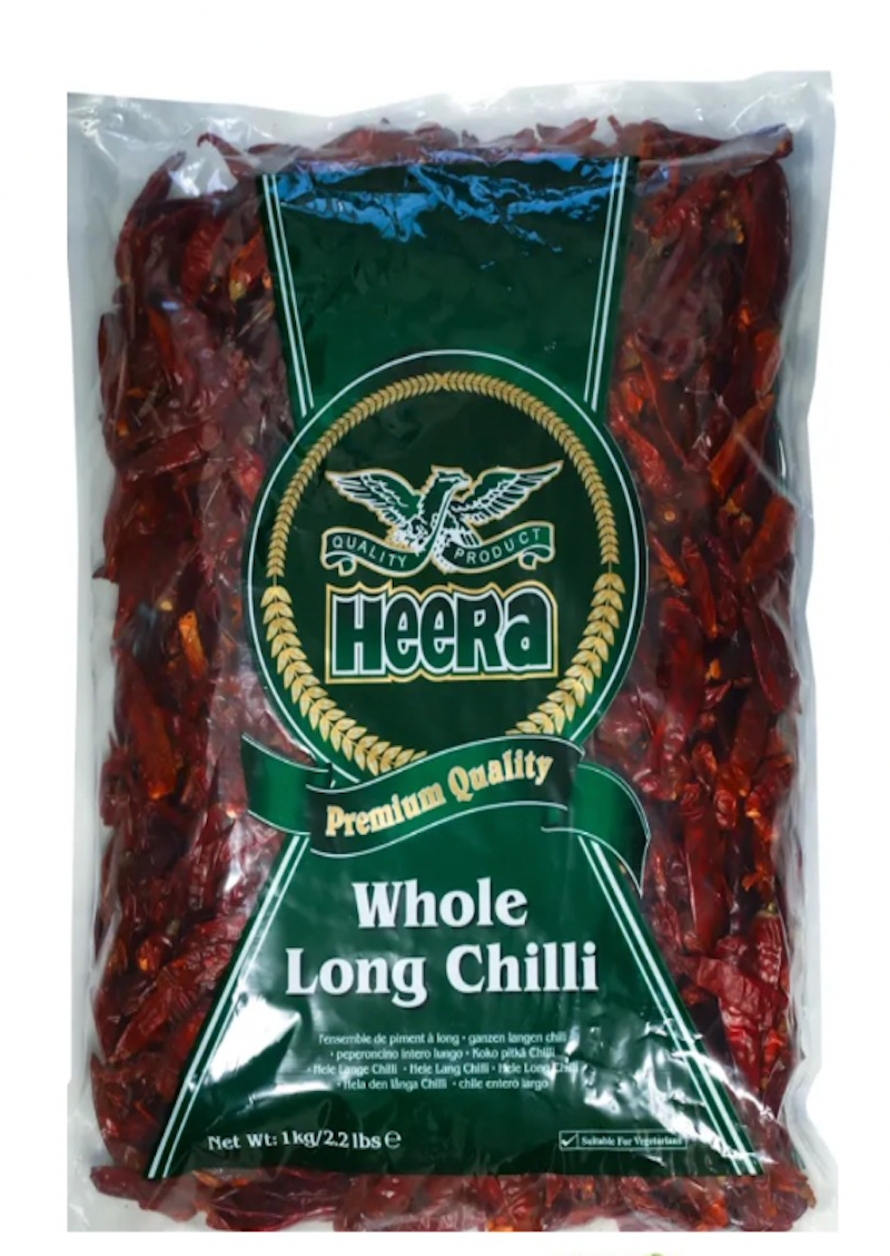 HEERA Chilli Whole Long 1kg – IndianMarket