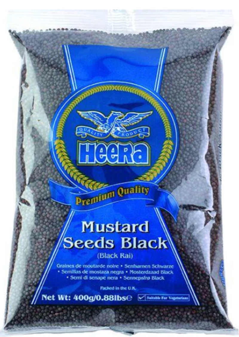 HEERA Mustard Seeds Black 400g – IndianMarket