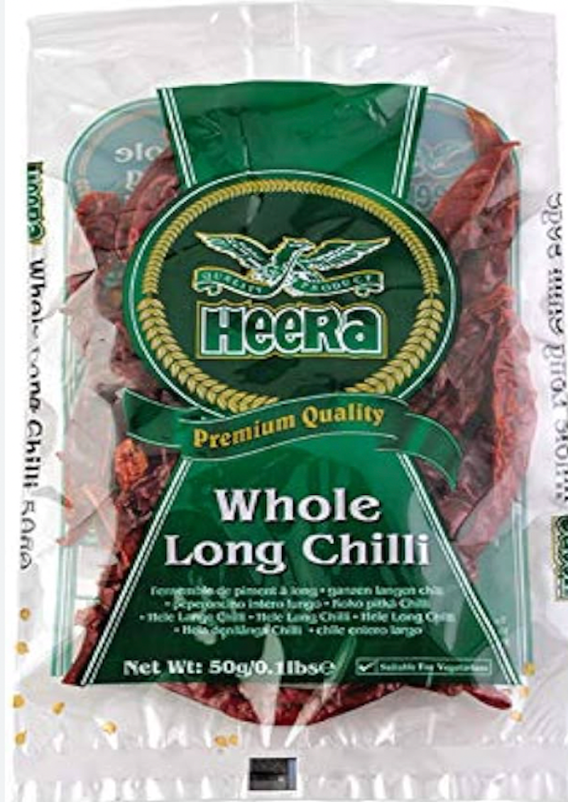 HEERA Whole Long Chilli 50g – IndianMarket