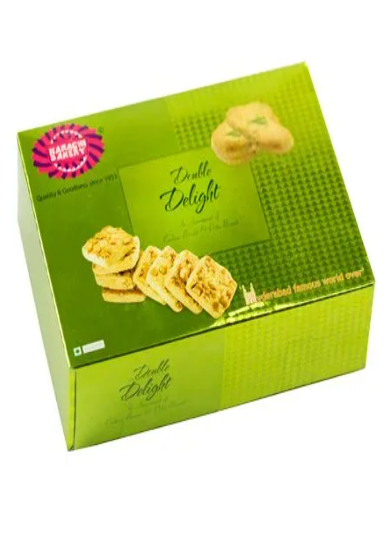 KARACHI BAKERY [Green] Double Delight Biscuits 400g – IndianMarket