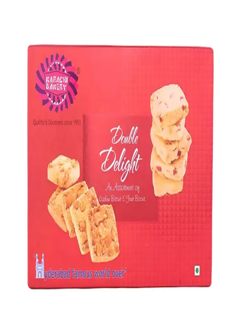 KARACHI BAKERY [Red] Double Delight Biscuits 400g – IndianMarket