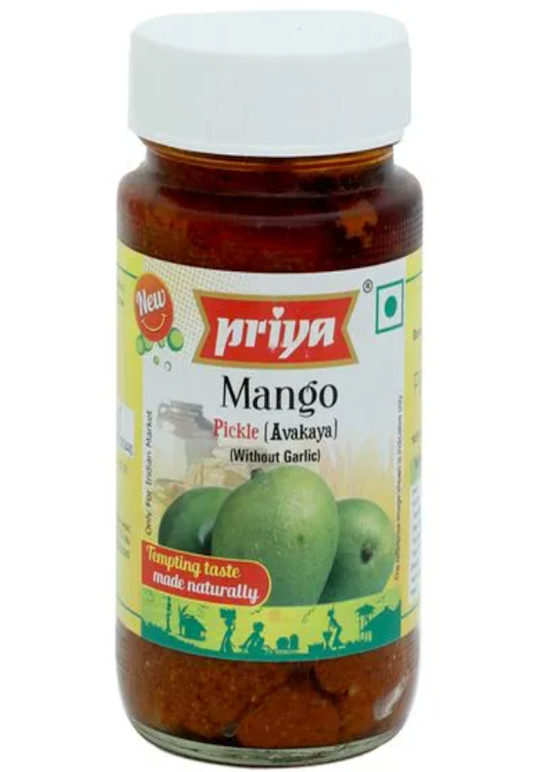 PRIYA Mango Pickle (w/o Garlic) 300g – IndianMarket
